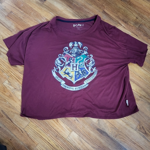 Warner Bros. | Tops | Harry Potter Maroon Crop Top Houses Womens 3x ...